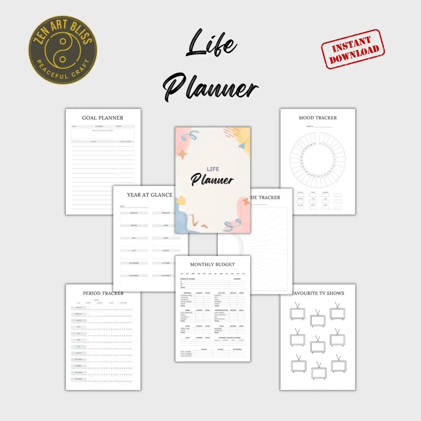 Ultimate Life Planner – All-in-One Goal-Setting, & Wellness Organizer ...