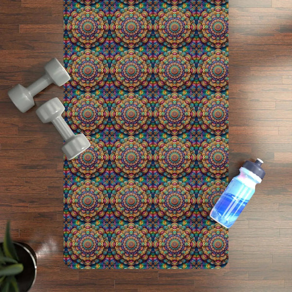 Cosmic Bloom Mandala Yoga Mat 🌌🌸 - Zenartbliss
