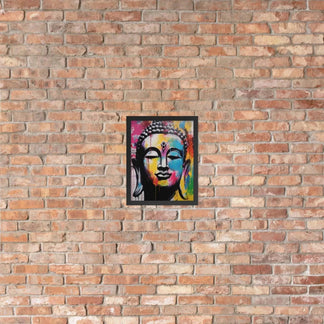 Graffiti-Inspired Buddha Painting – ZenArtBliss – Zenartbliss