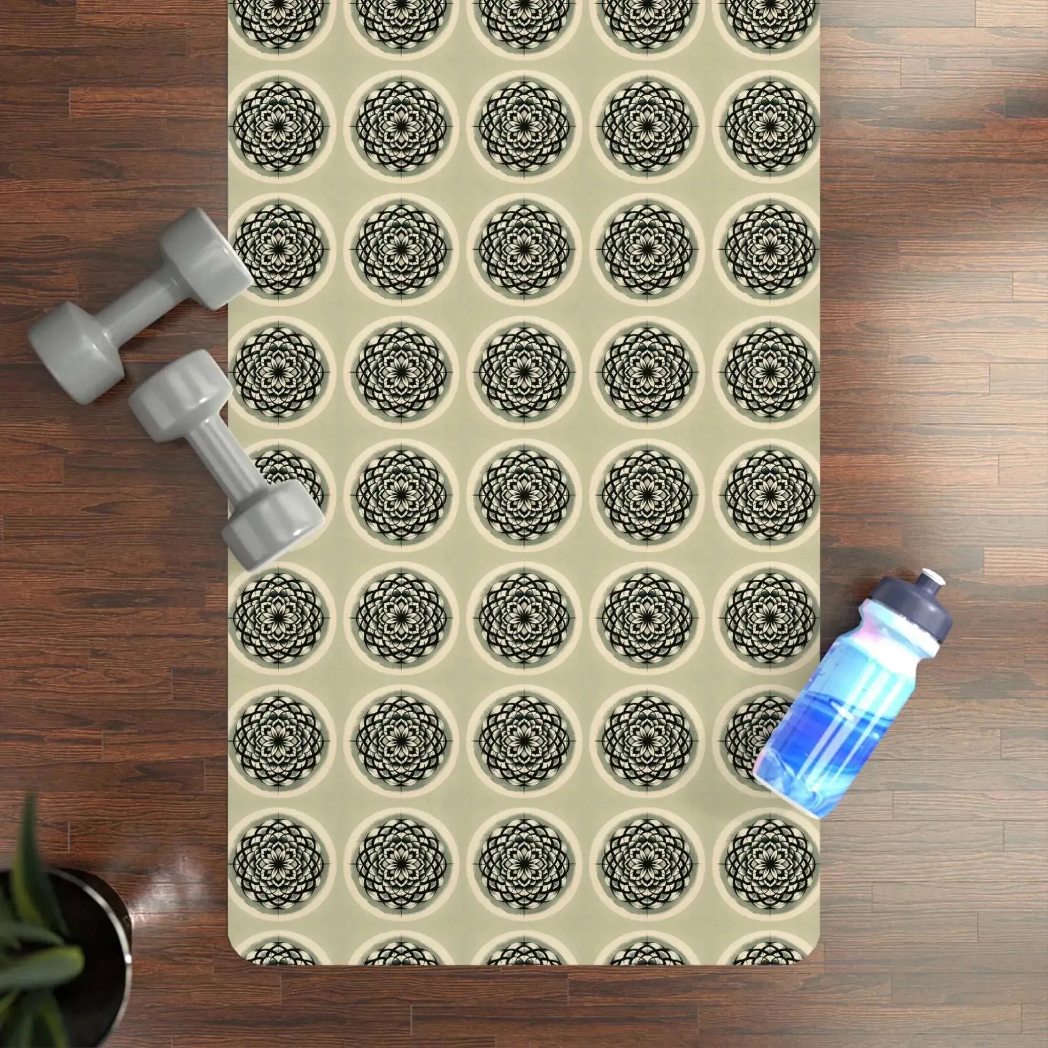 Lotus Radiance Mandala Yoga Mat - Zenartbliss