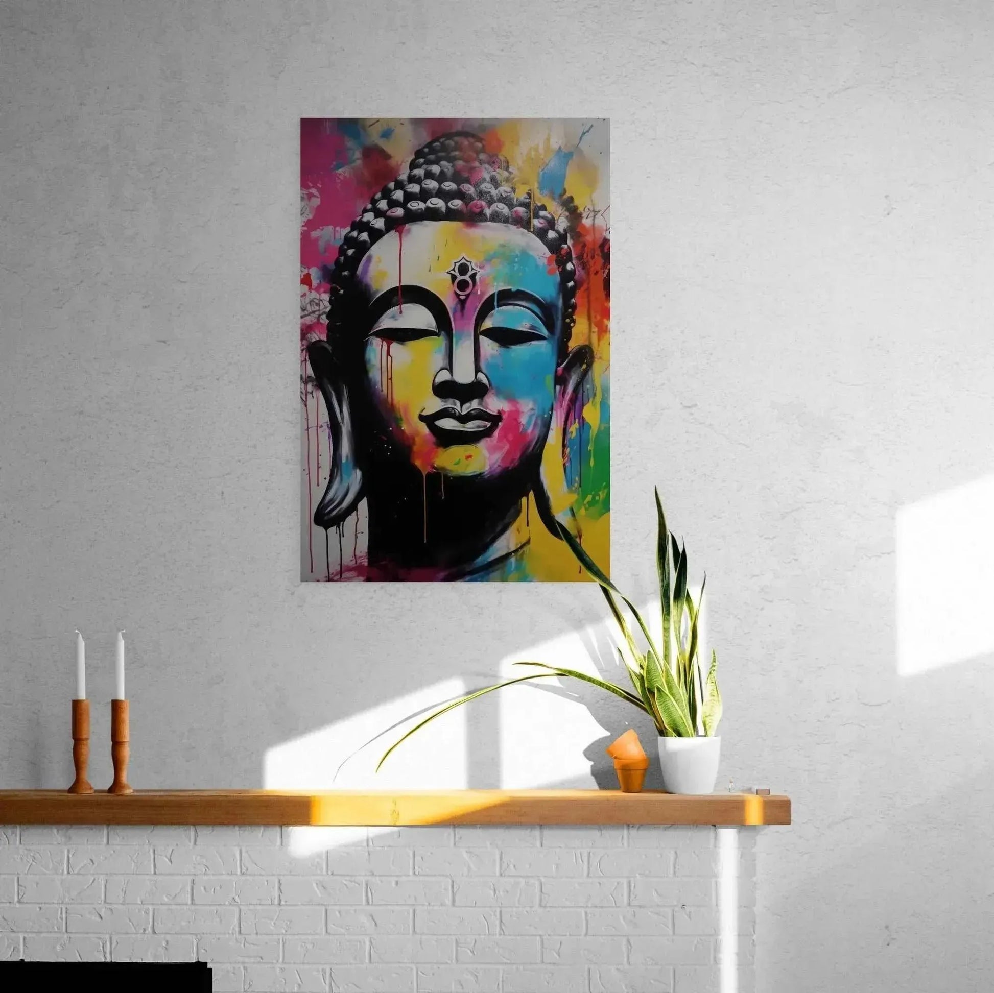Nirvana Poster : Abstract Buddha Poster 24x36 from ZenArtBliss.com ...
