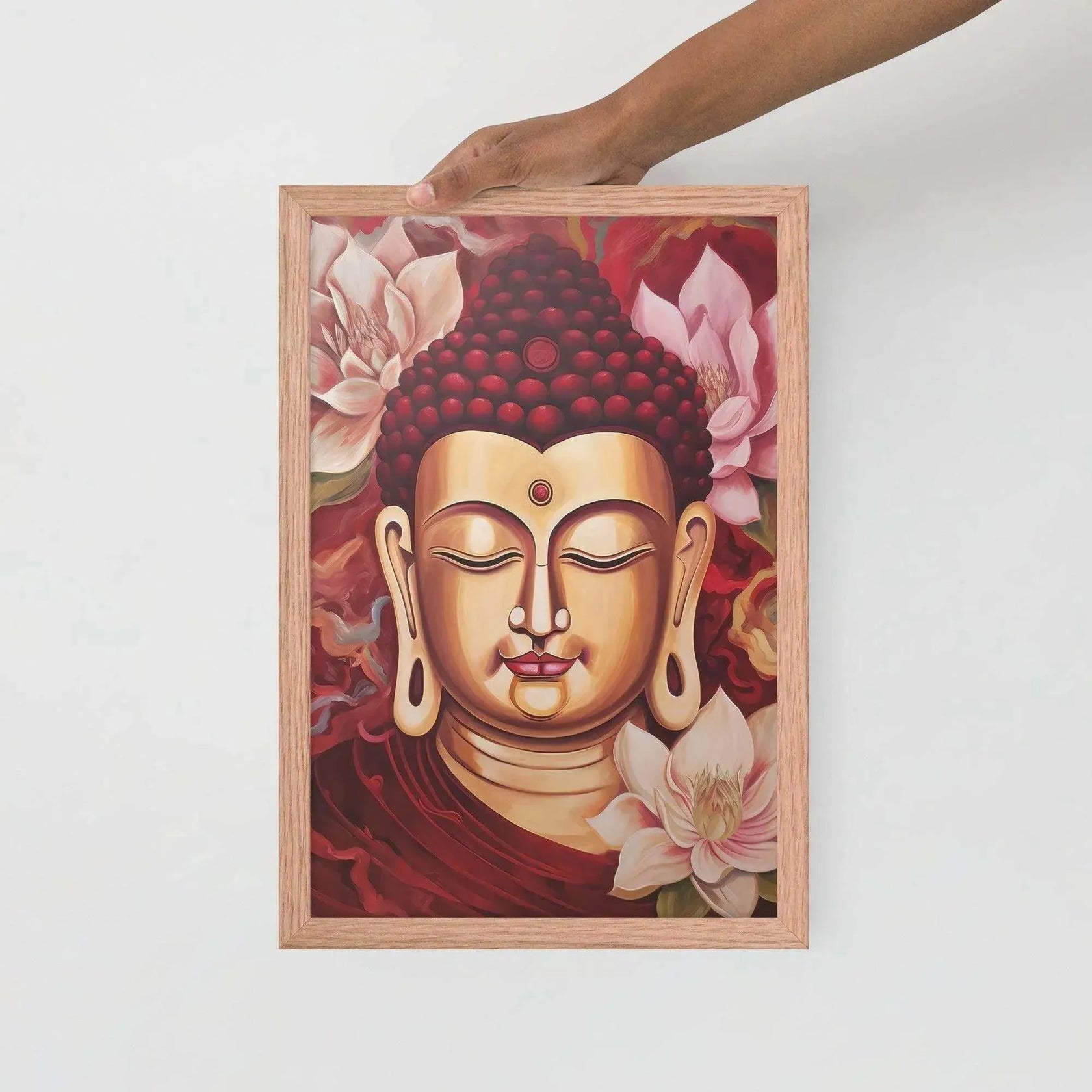 Serene Zen Buddha Framed Print | ZenArtBliss.com – Zenartbliss