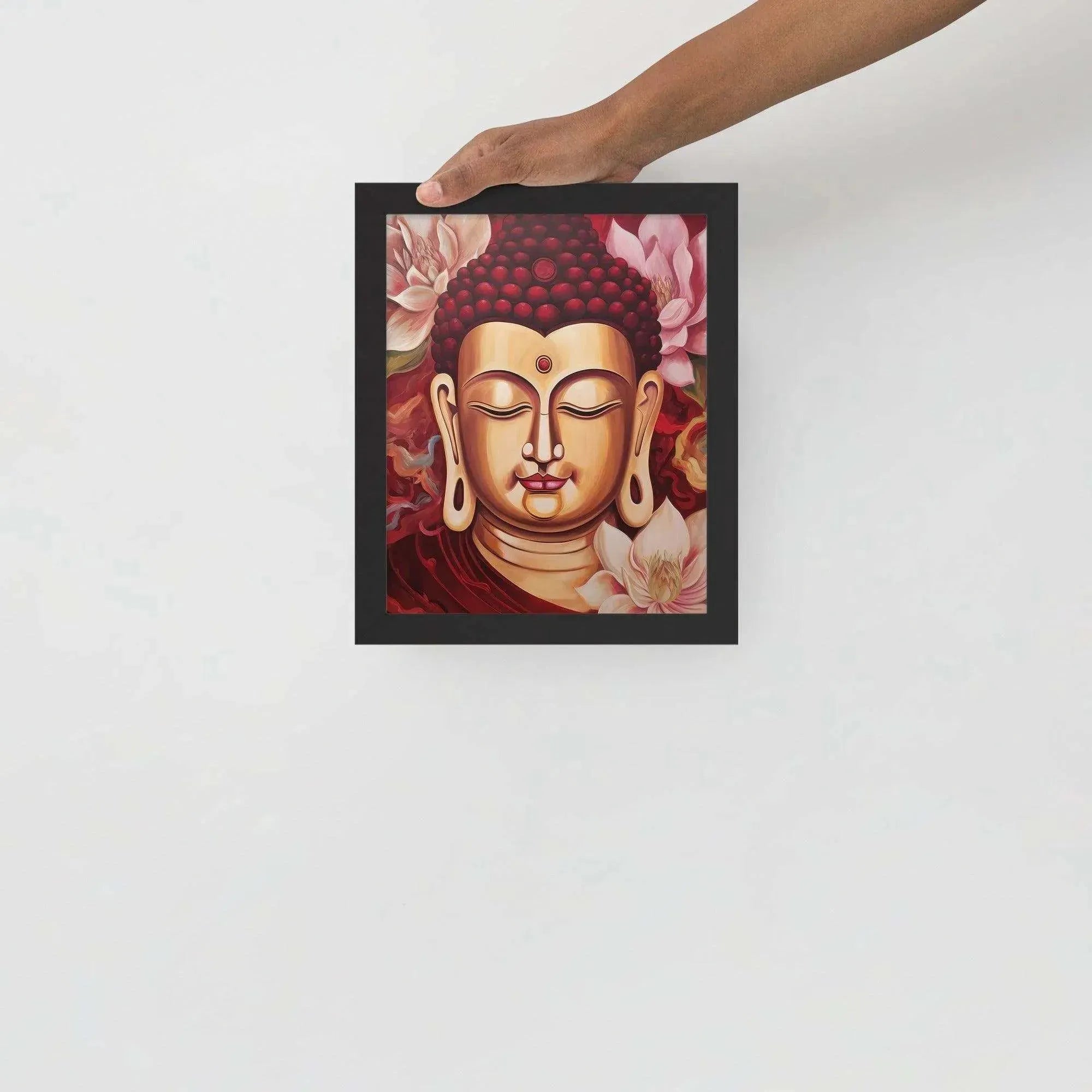 Serene Zen Buddha Framed Print | ZenArtBliss.com – Zenartbliss