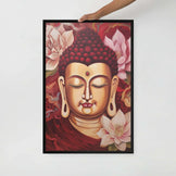 Serene Zen Buddha Framed Print | ZenArtBliss.com – Zenartbliss