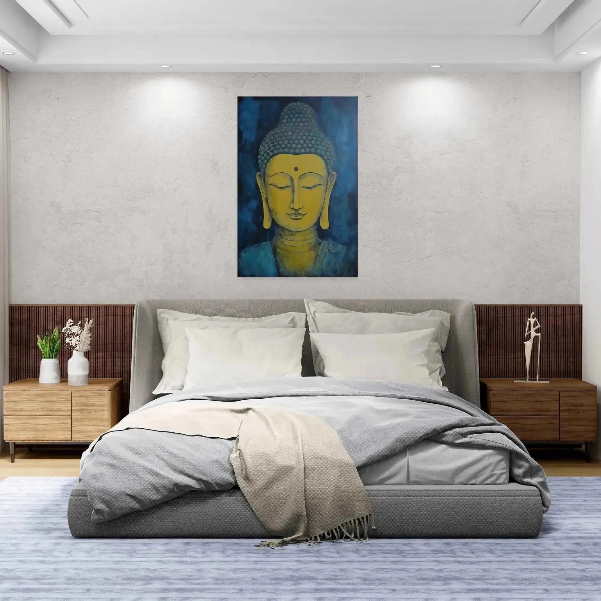 Buddha Meditation Art Poster - Zen with Buddha | Premium Matte Finish ...